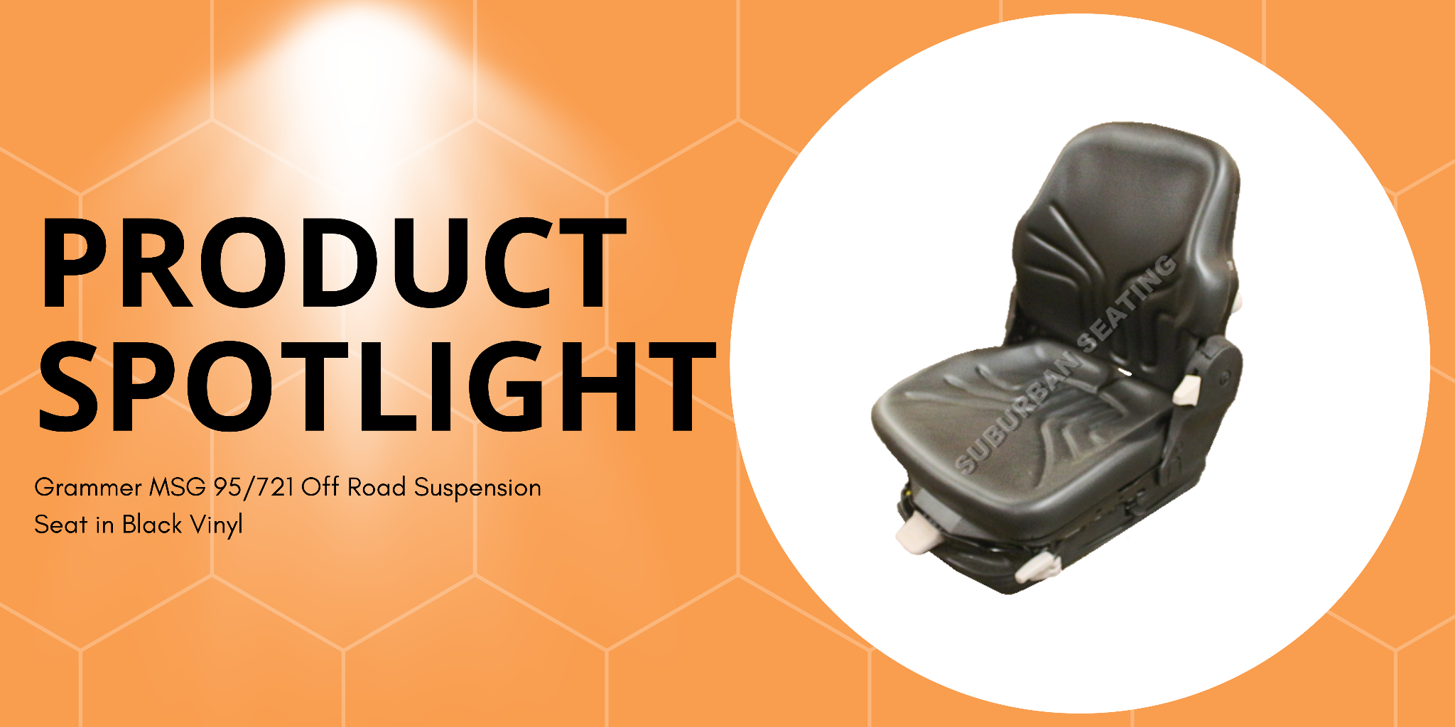 Product Spotlight: Grammer MSG 95/721 Off Road Seat in Black Vinyl ...