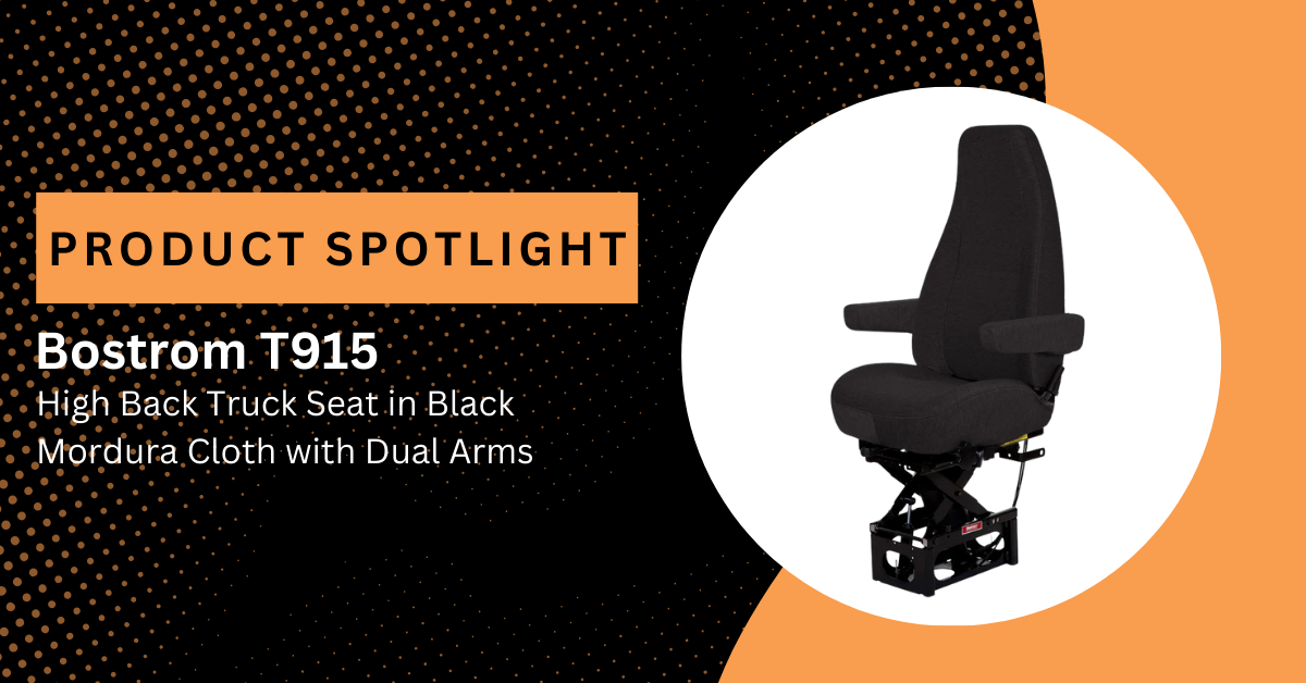 Product Spotlight: Bostrom T915 High Back Truck Seat in Black Mordura