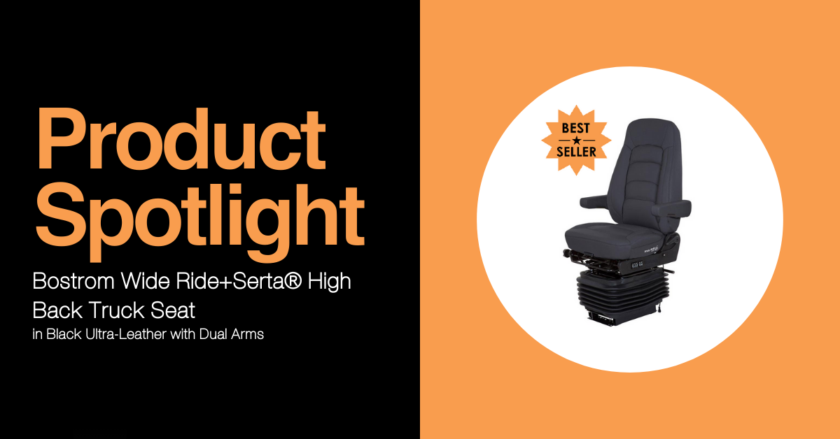 Product Spotlight: Bostrom Wide Ride+Serta® High Back Truck Seat ...