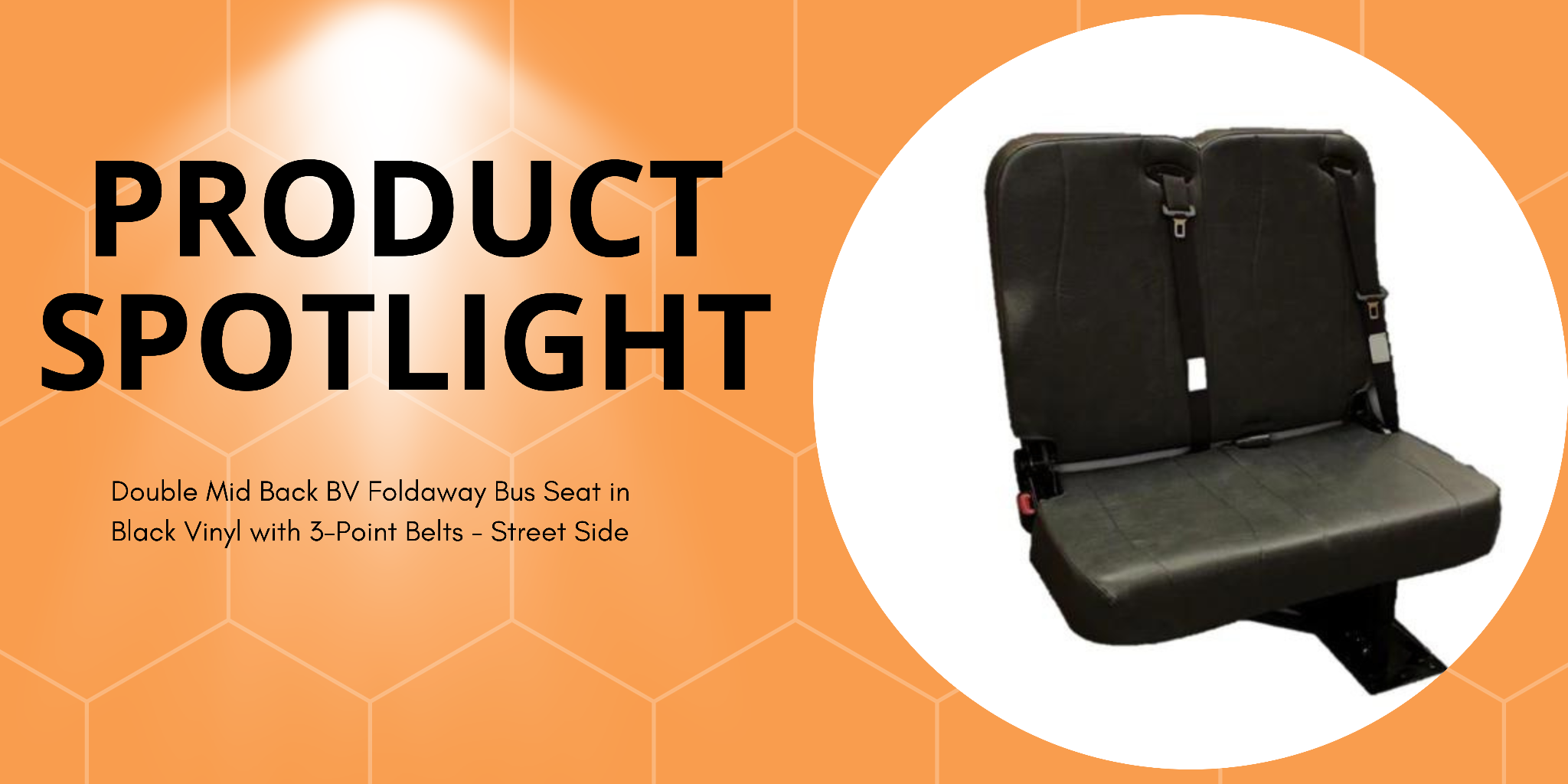 Product Spotlight: Double Mid Back BV Foldaway Bus Seat