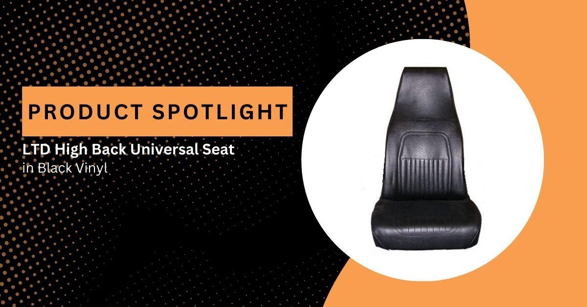 Product Spotlight: LTD High Back Universal Seat in Black Vinyl ...