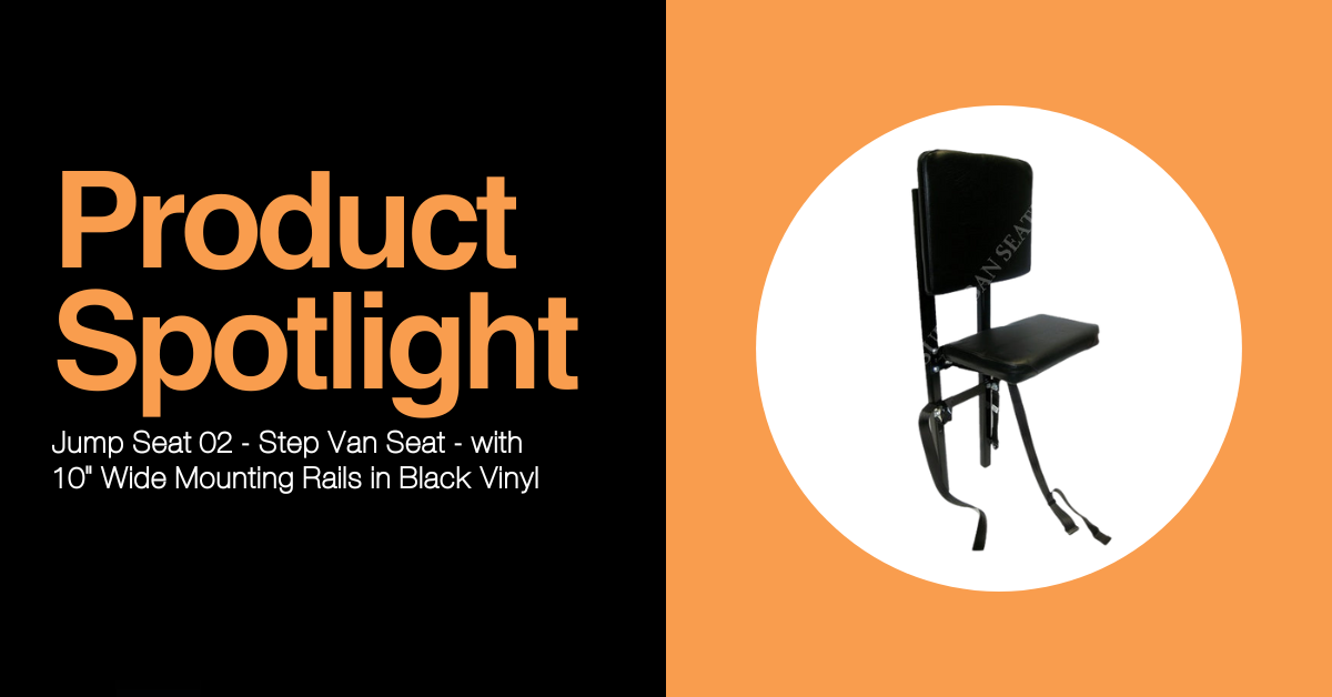 Product Spotlight: Jump Seat 02 - Step Van Seat - 10" Mounting Rails ...