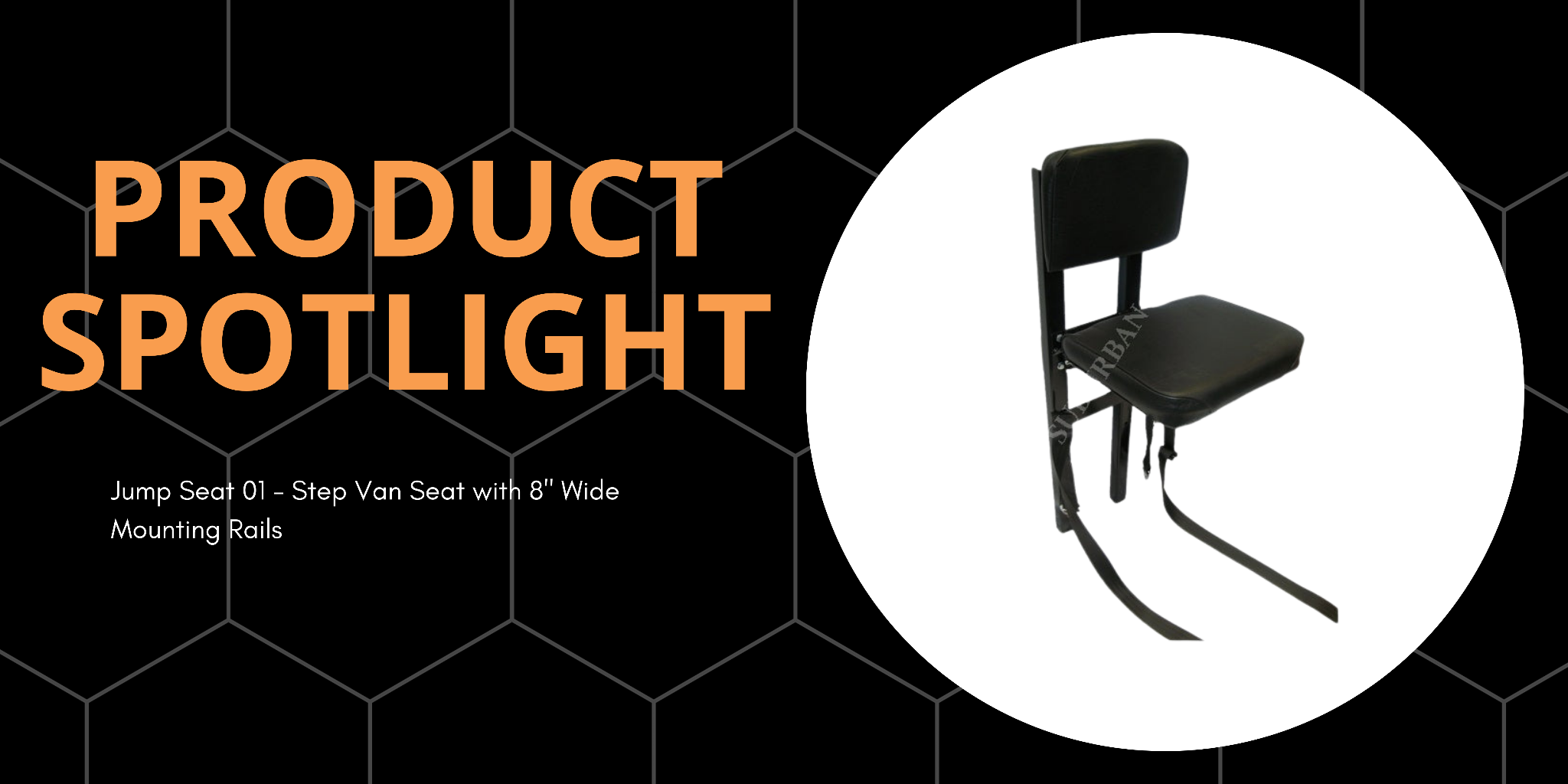 Product Spotlight: Jump Seat 01 – Step Van Seat with 8" Wide Mounting