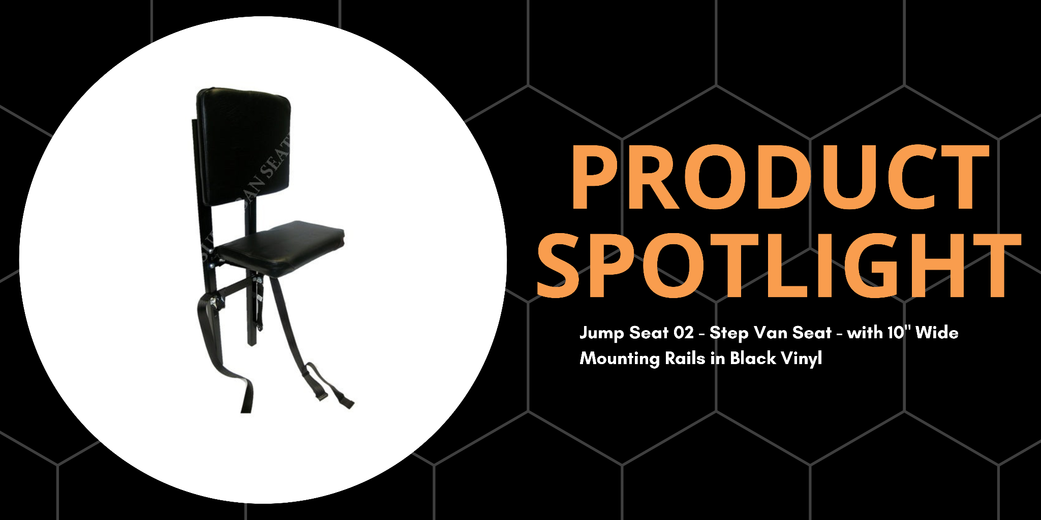 Product Spotlight: Jump Seat 02 – Step Van Seat in Black Vinyl ...
