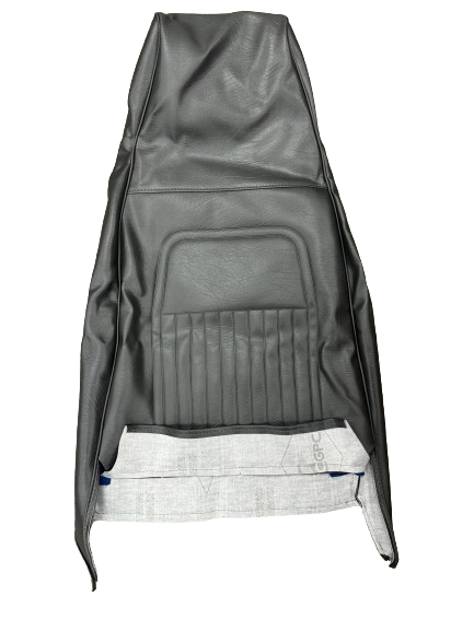 LTD High Back Cushion Cover in Gray Vinyl | SuburbanSeats.com