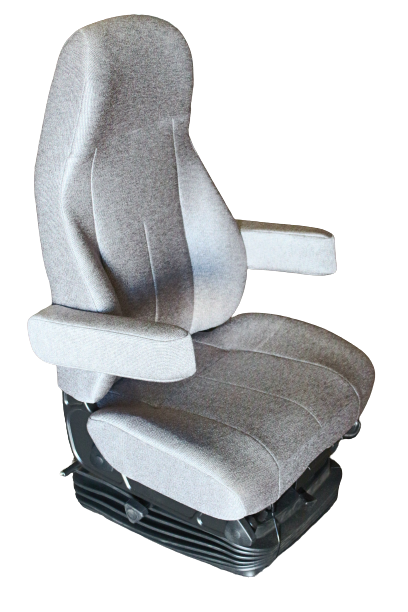 National HP3 23” Air Seat in Grey Mordura Cloth with Dual Armrests ...