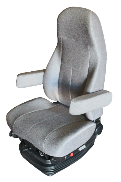 National HP3 23” Air Seat in Grey Mordura Cloth with Dual Armrests ...